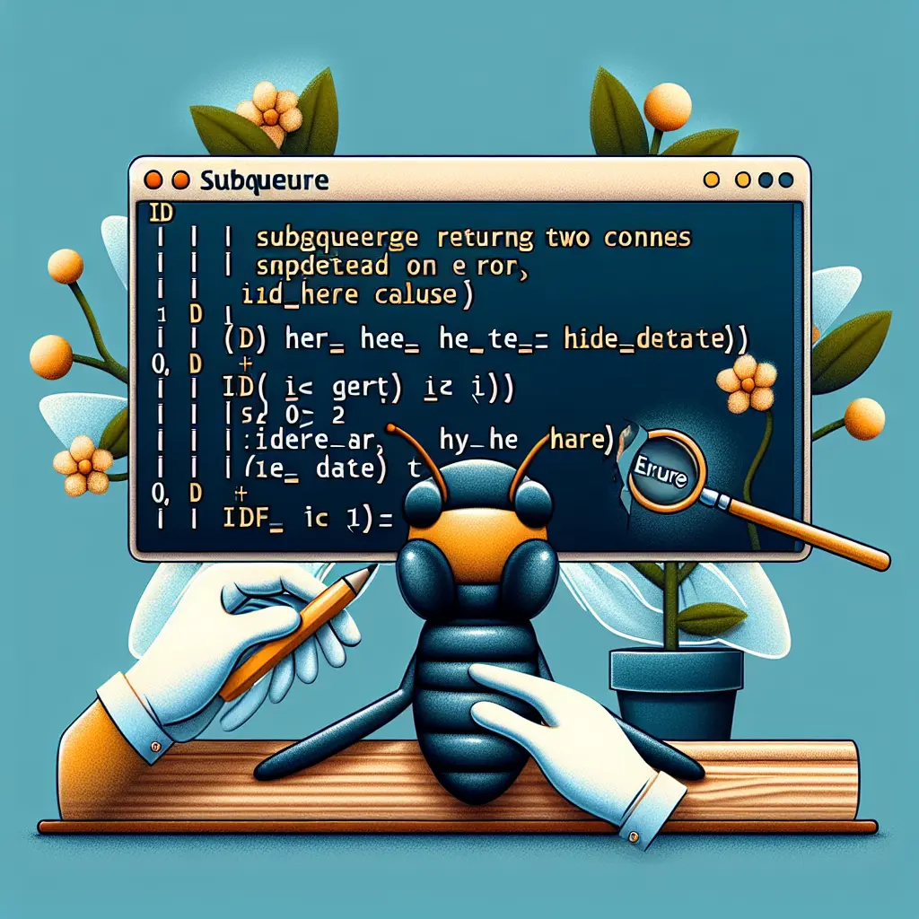 Subquery Correction for Effective Record Deletion